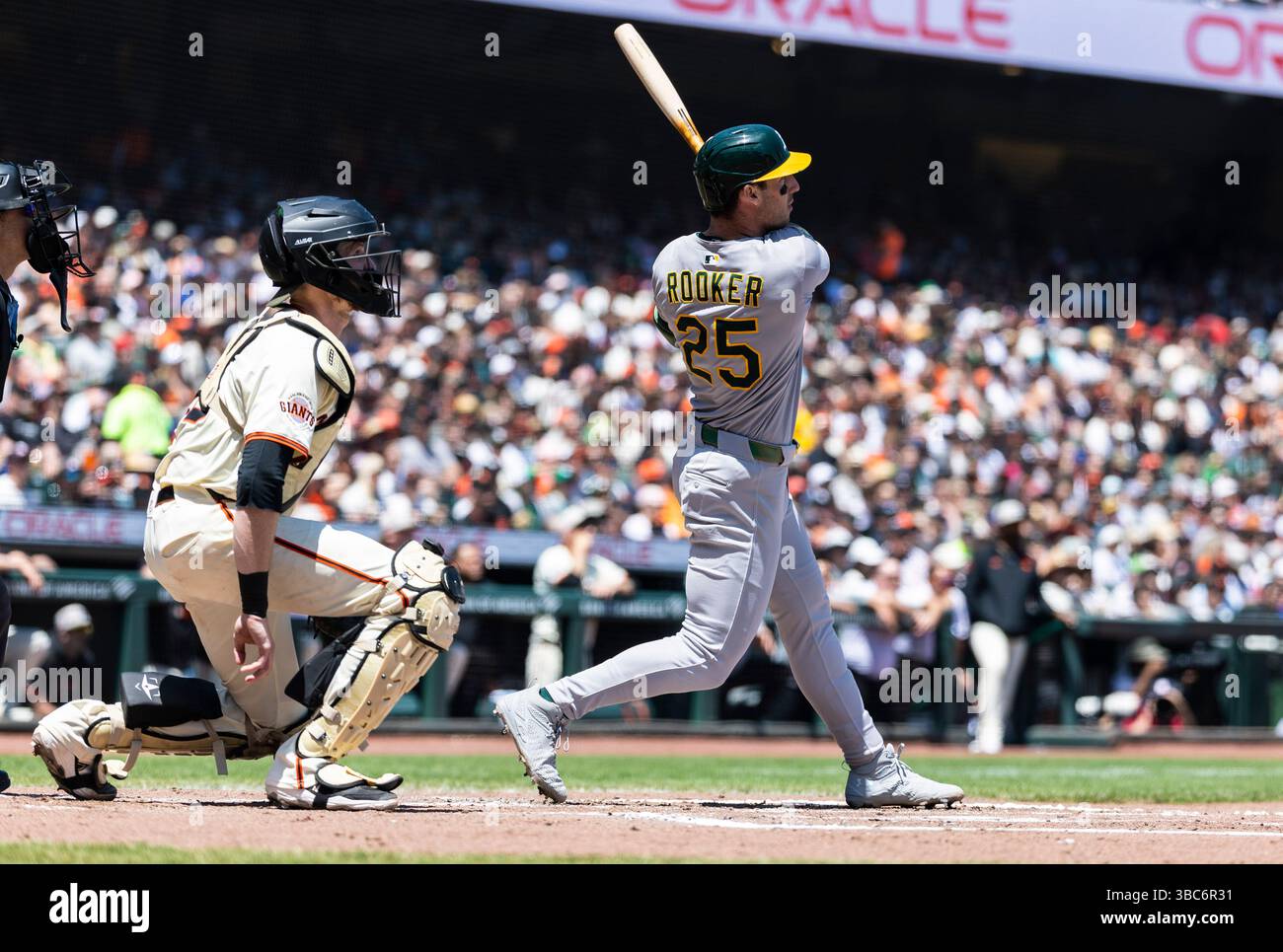 May 18 2025 San Francisco CA, U.S.A. Sacramento Athletics outfielder ...