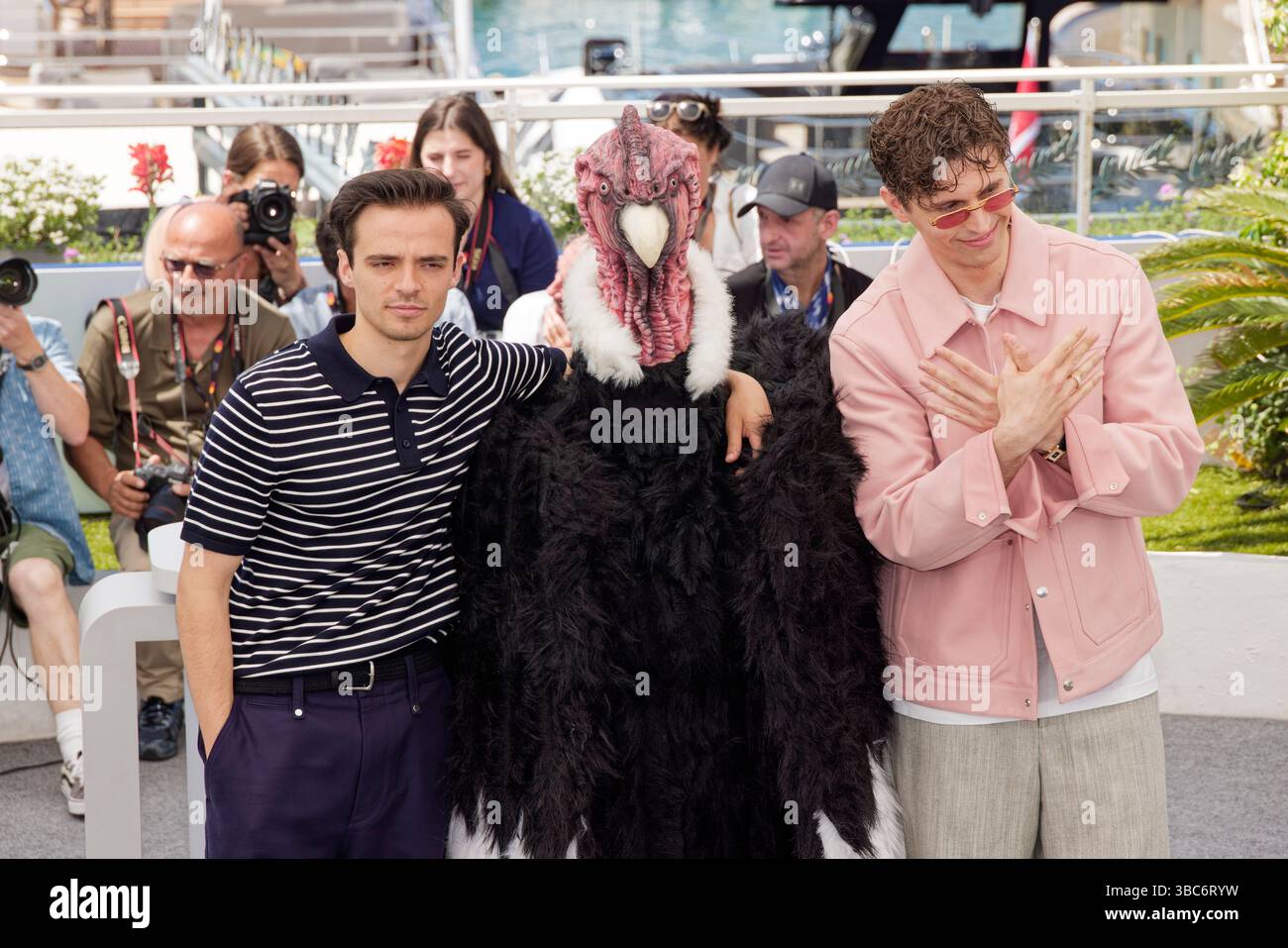 Cannes, France. 18th May, 2025. Hugo David, condor film mascot and ...
