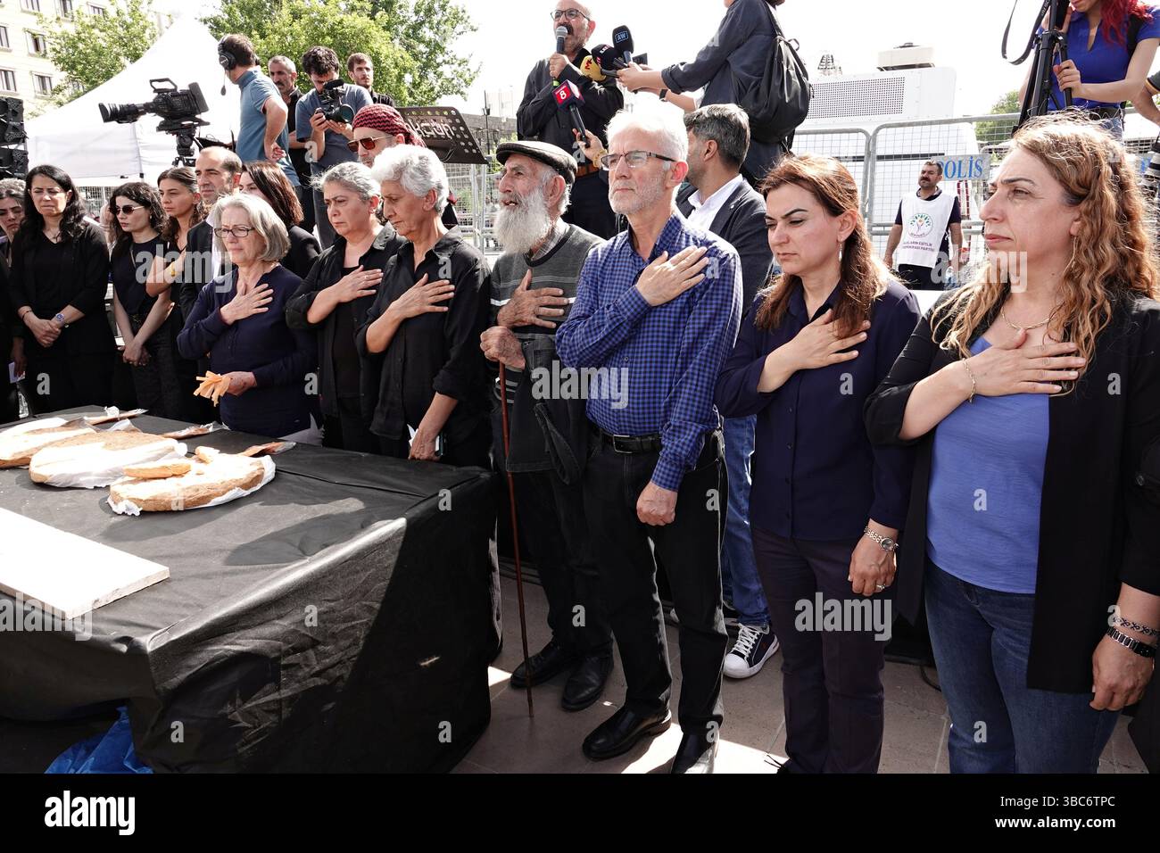 DEM Party deputies and relatives of those who died attend the ...