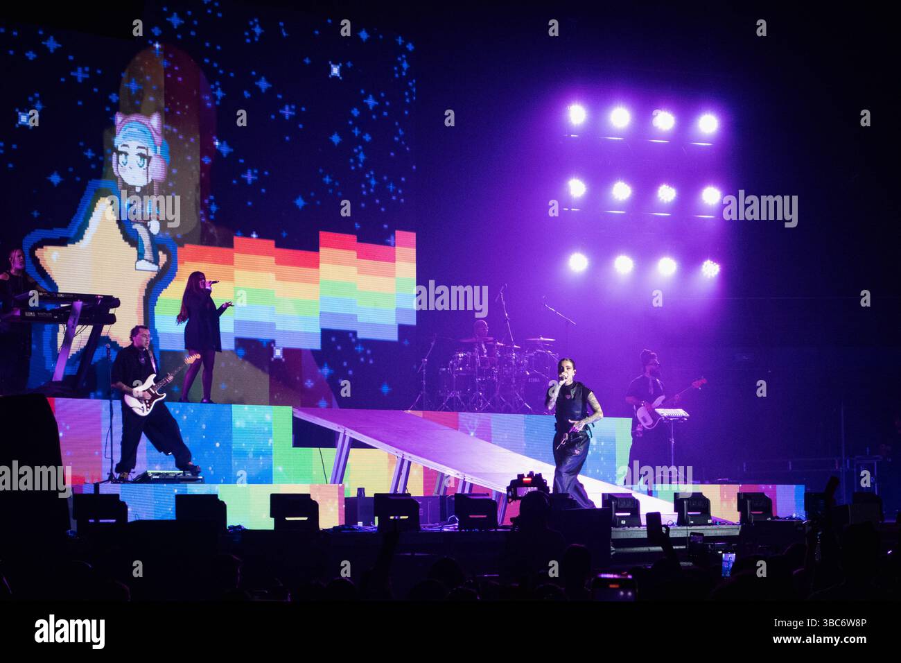 Madrid, Madrid, Spain. 18th May, 2025. Puerto Rican singer YOUNG MIKO ...