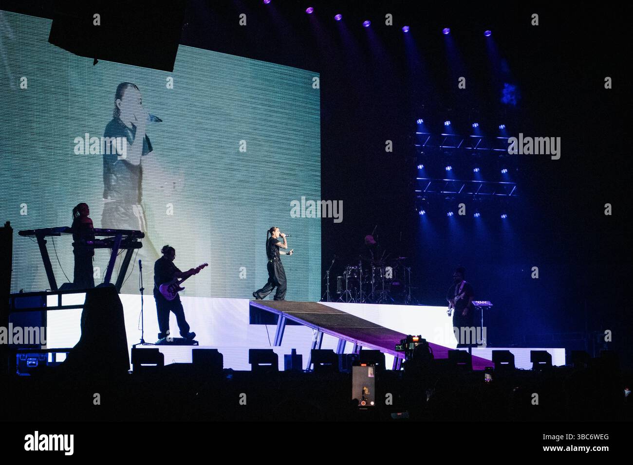 Madrid, Madrid, Spain. 18th May, 2025. Puerto Rican singer YOUNG MIKO ...