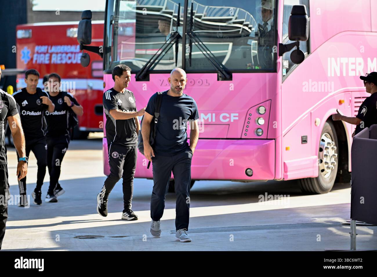 18/05/2025 Inter Miami head coach Javier Mascherano arrives to the ...