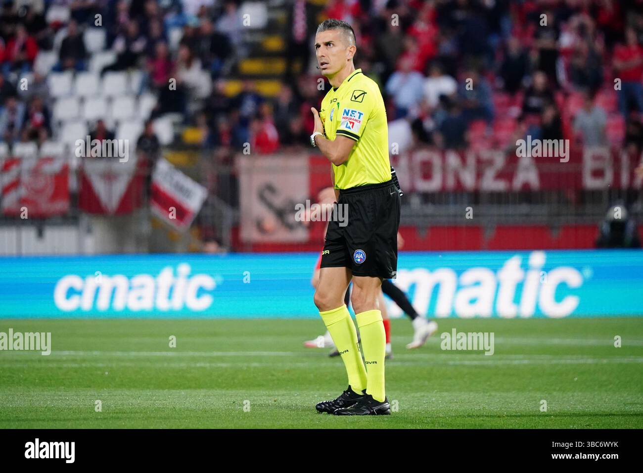 Monza, Italy. 18th May, 2025. Livio Marinelli (Referee) during the ...