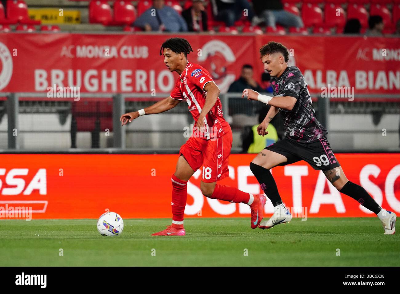 Monza, Italy. 18th May, 2025. Kevin Zeroli (AC Monza) during the ...