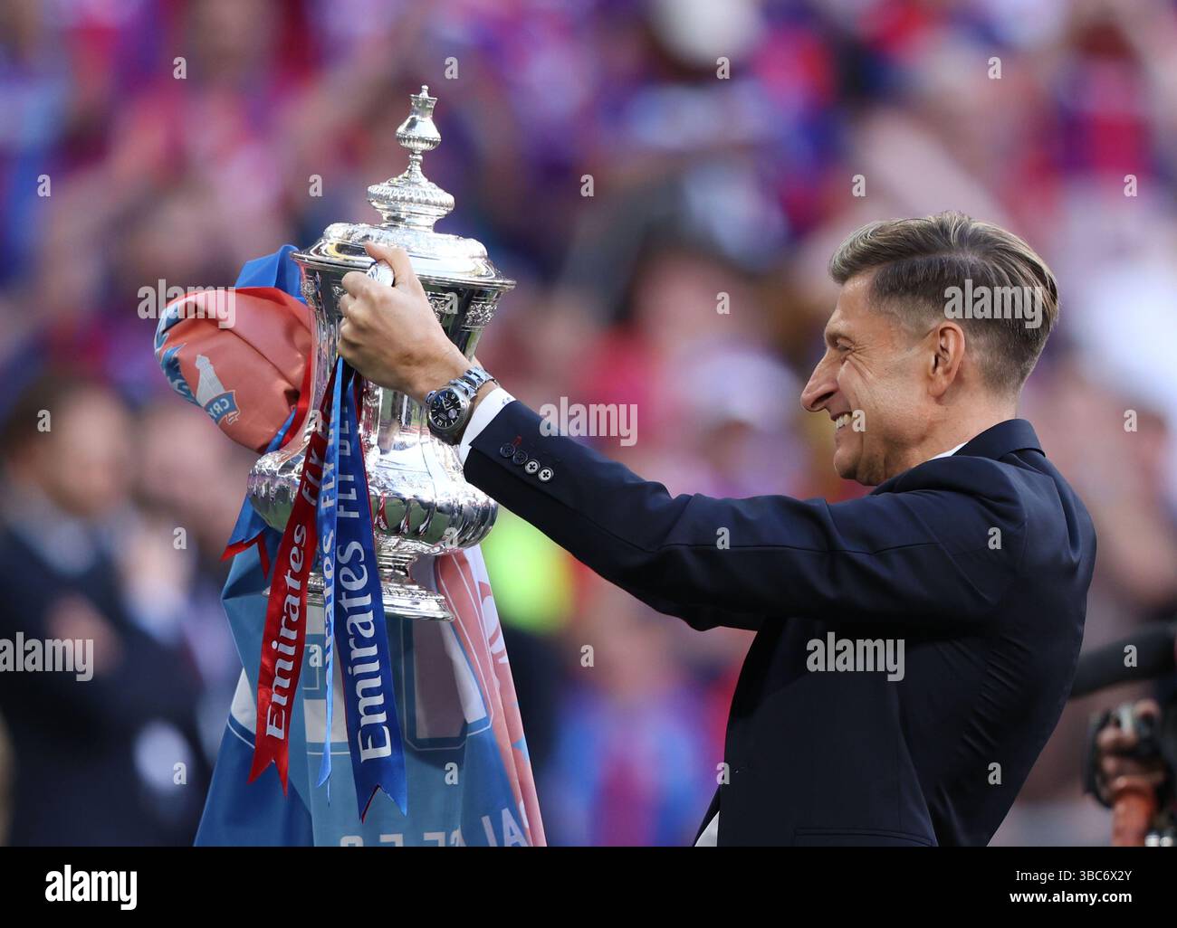 London, UK. 17th May, 2025. Steve Parish (Crystal Palace co-owner and ...