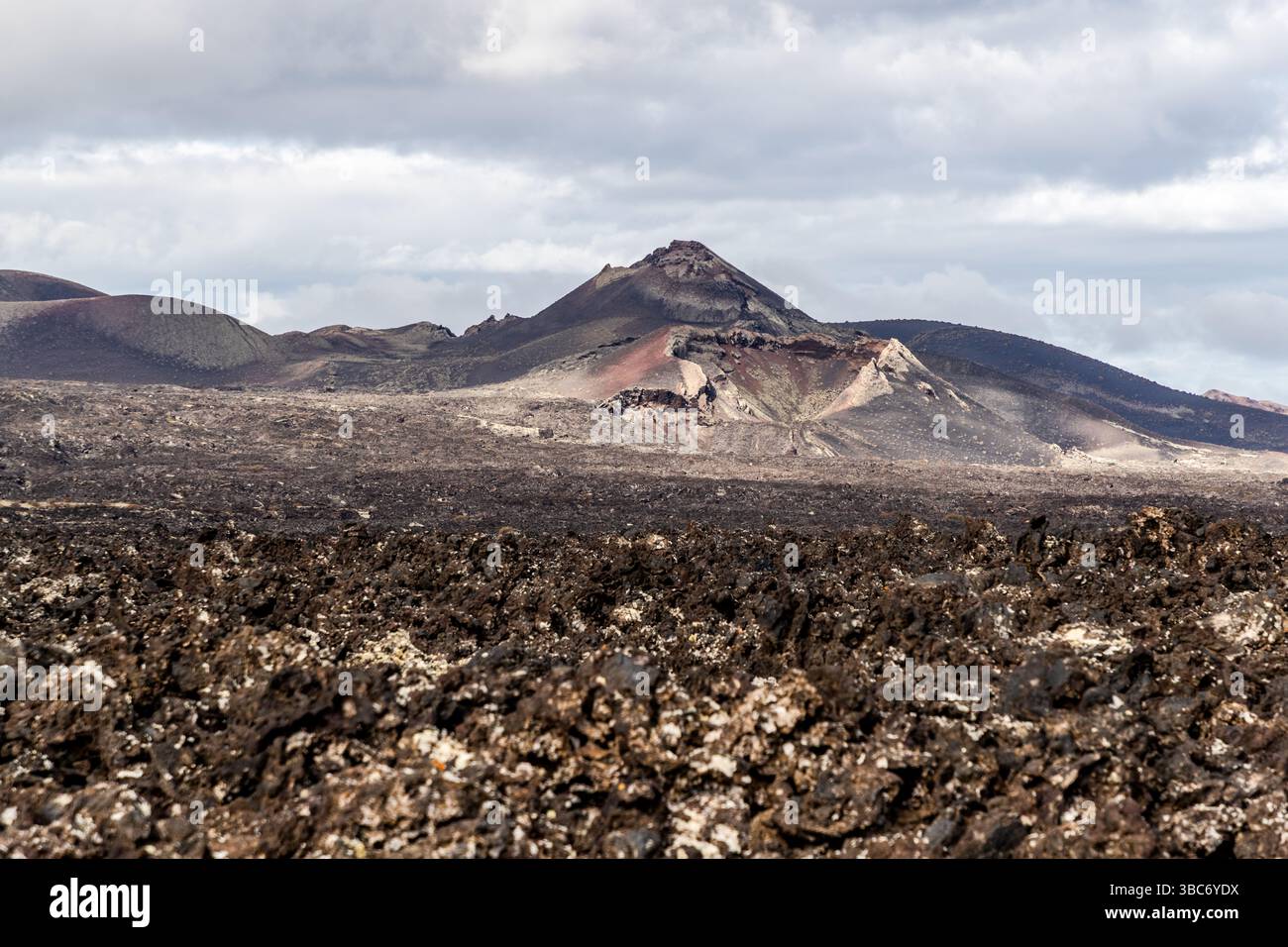 Dark volcanic terrain cooled hi-res stock photography and images - Alamy