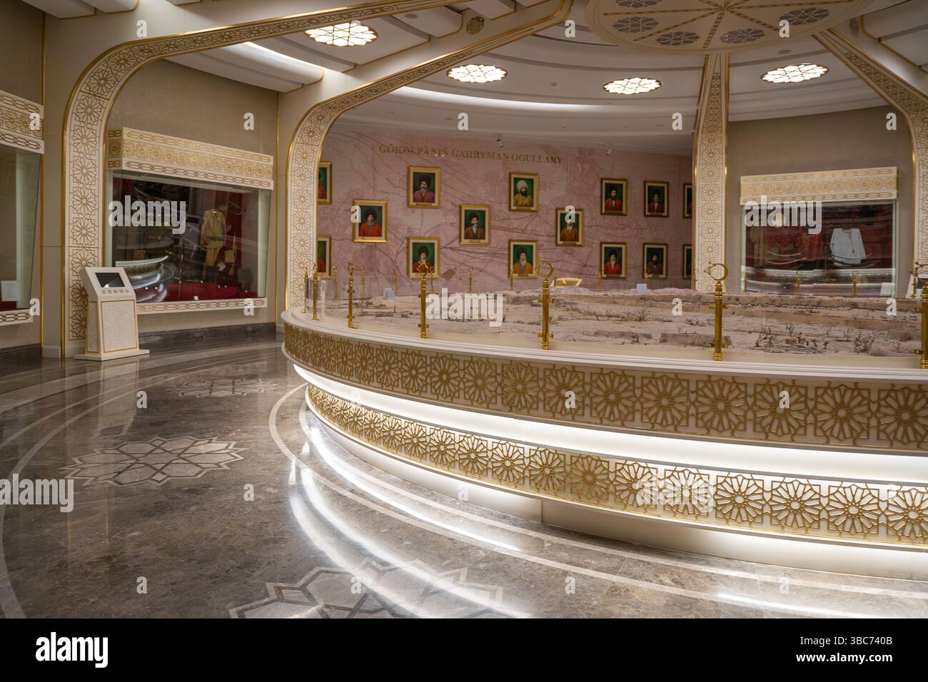 Ashgabat, Turkmenistan, the Museum "Sanctity of the Fatherland", the ...