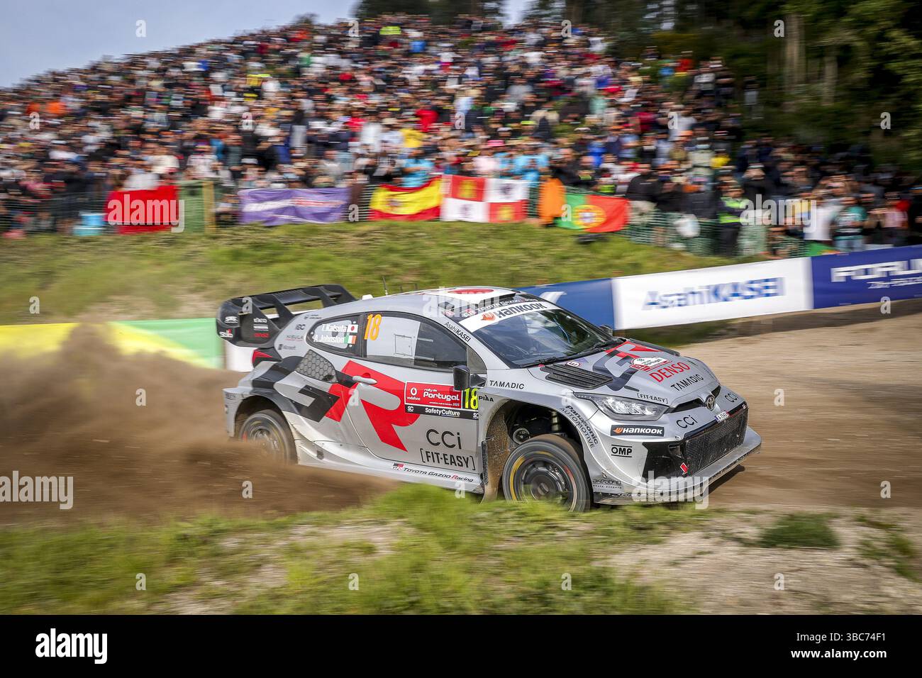 18 Takamoto KATSUTA, Aaron JOHNSTON, Toyota GR Yaris Rally1, action ...