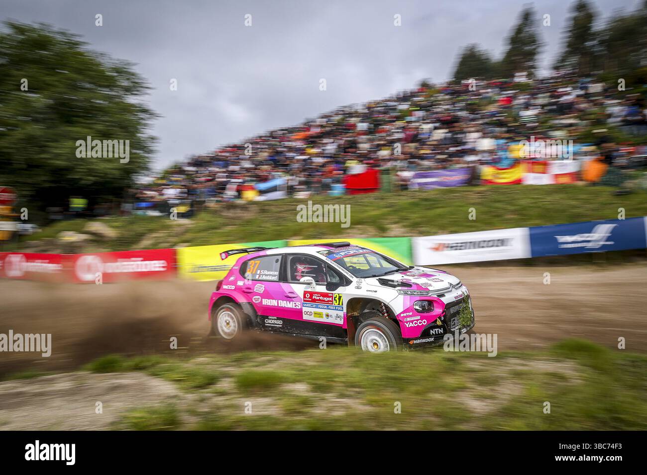 37 Sarah RUMEAU, Julie AMBLARD, Citroen C3 Rally2, action during the ...