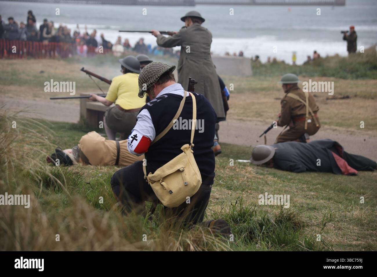 Blyth, UK. 18th May, 2025. Commemorating 80 years since VE Day Re ...