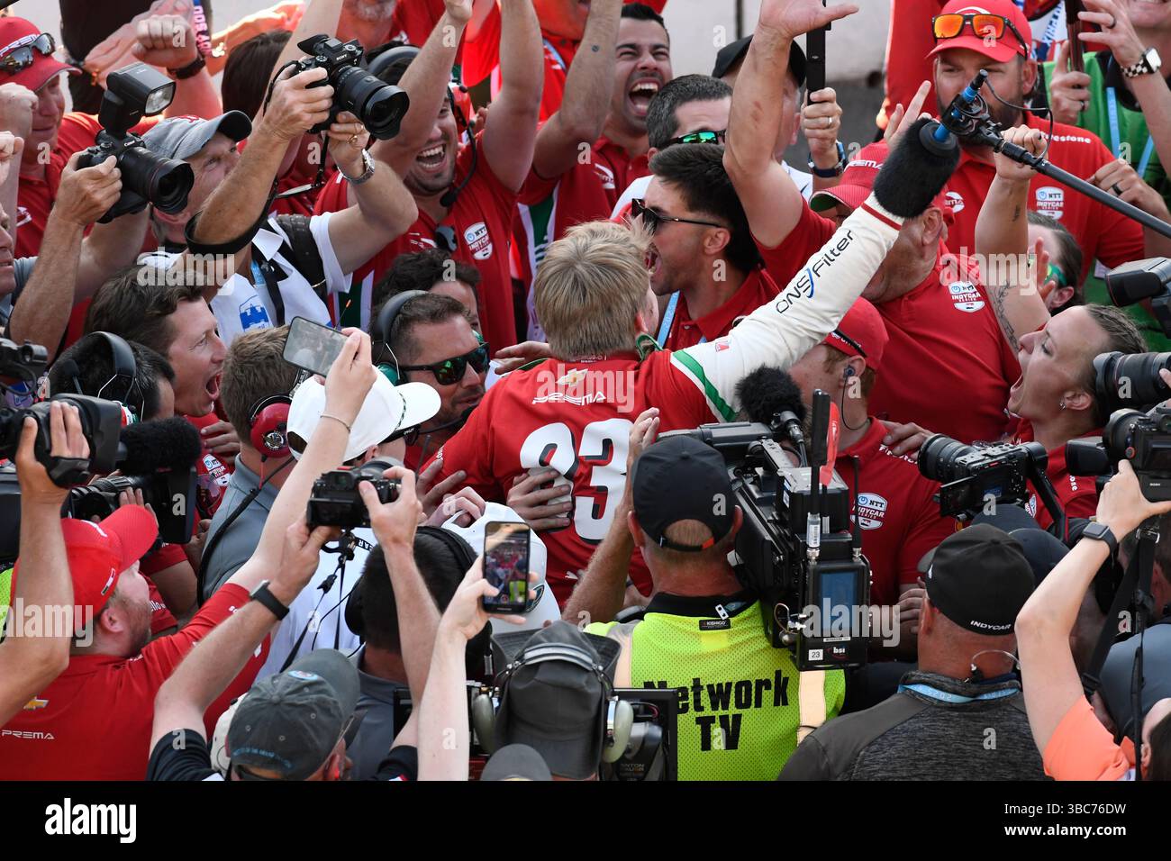 INDIANAPOLIS, IN - MAY 18: Robert Shwartzman (#83 Prema Racing ...