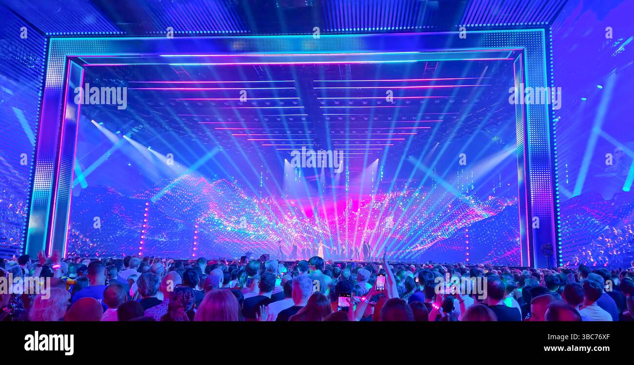 Basel, Switzerland - May 17, 2025: Eurovision Song Contest, ESC 2025 ...