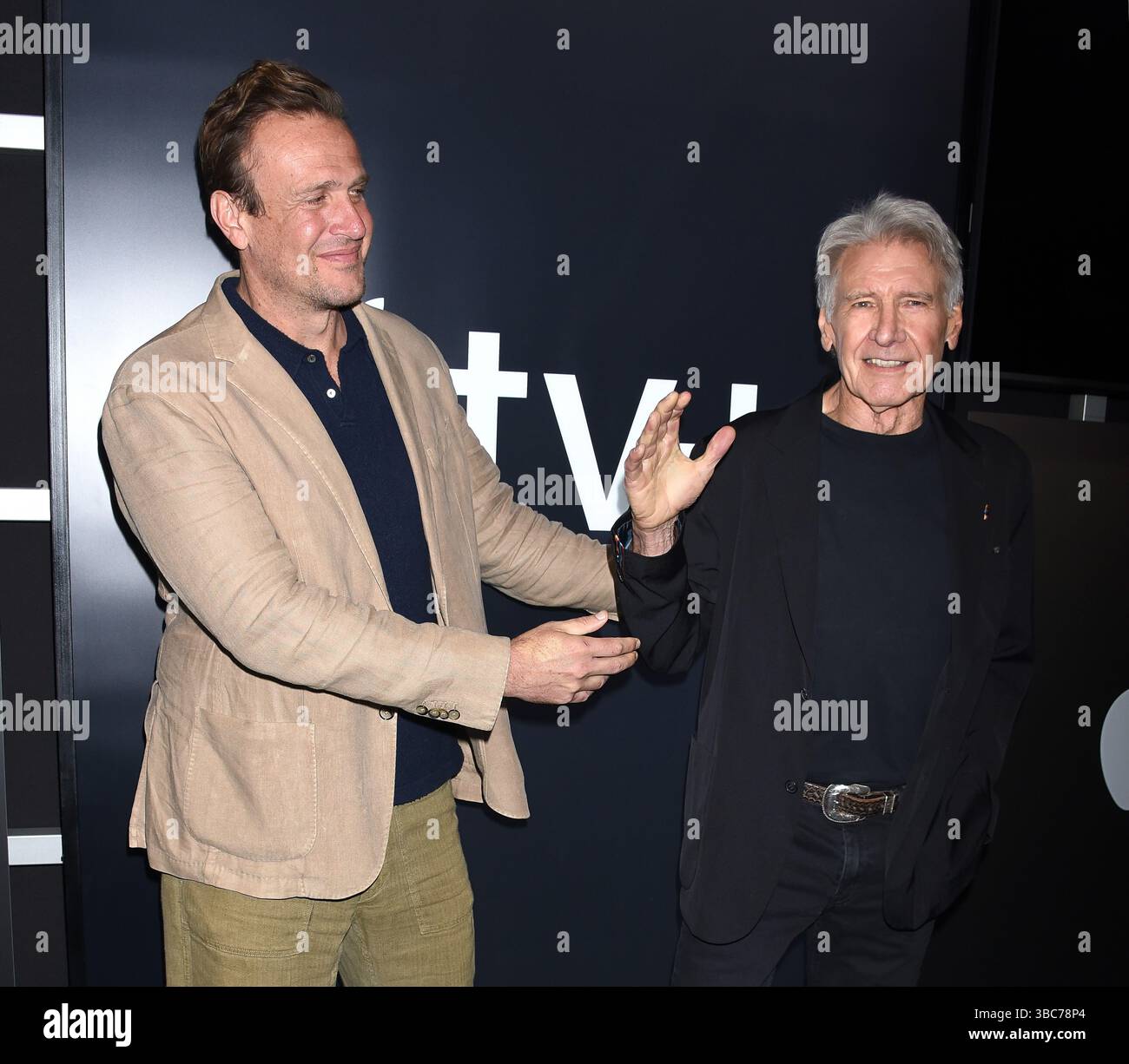 Hollywood, USA. 18th May, 2025. Jason Segel and Harrison Ford arriving ...