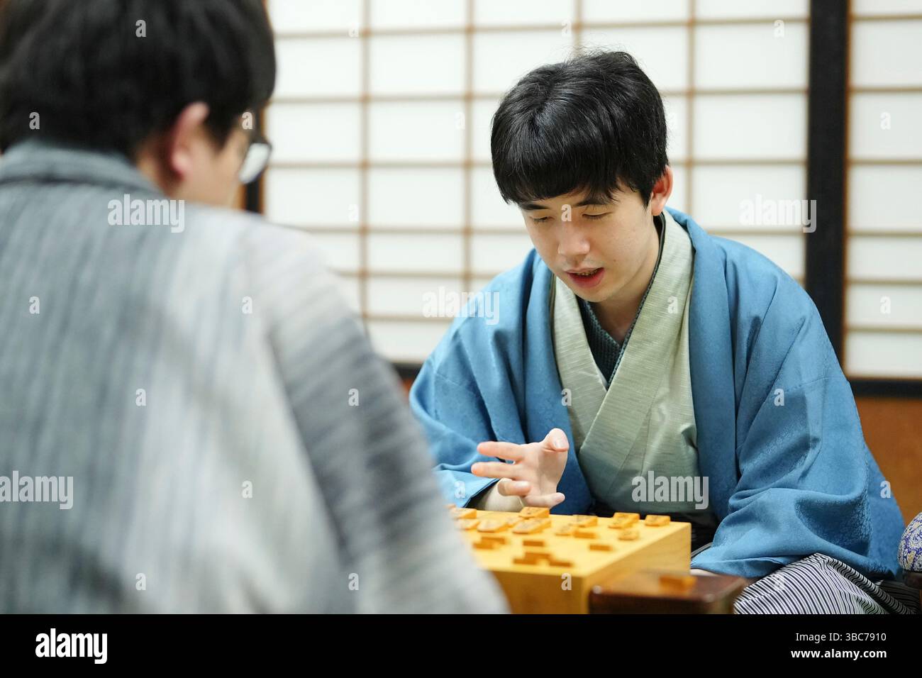 Sota Fujii, Japanese professional shogi player ranked 9-dan, plays ...