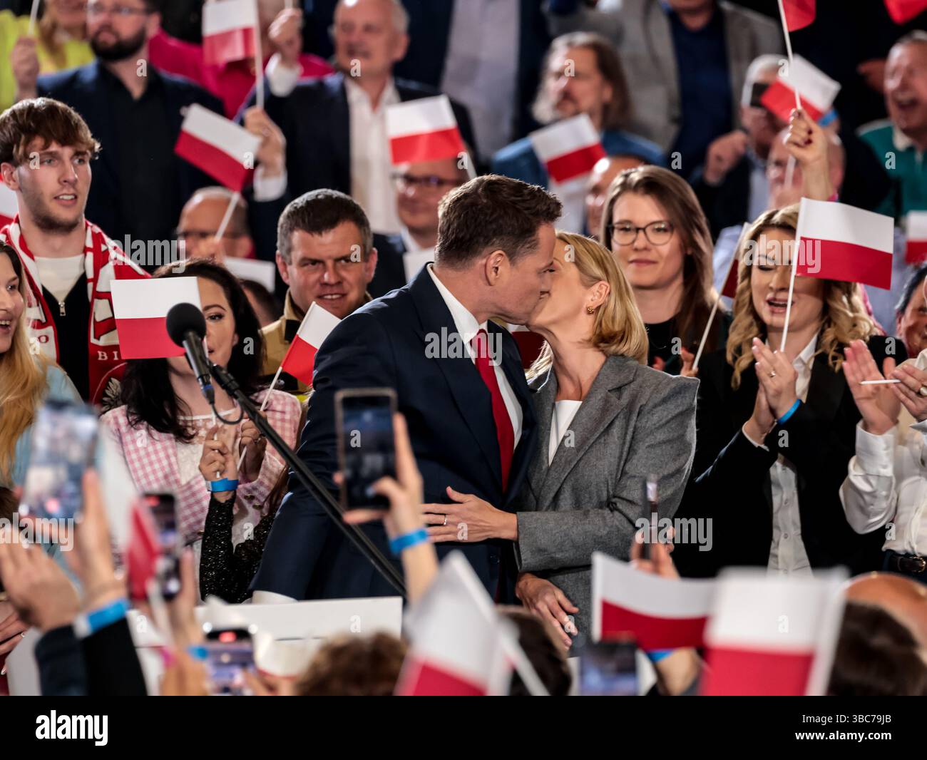 Sandomierz, Poland, May 18, 2025. Rafal Trzaskowski, Mayor of Warsaw ...