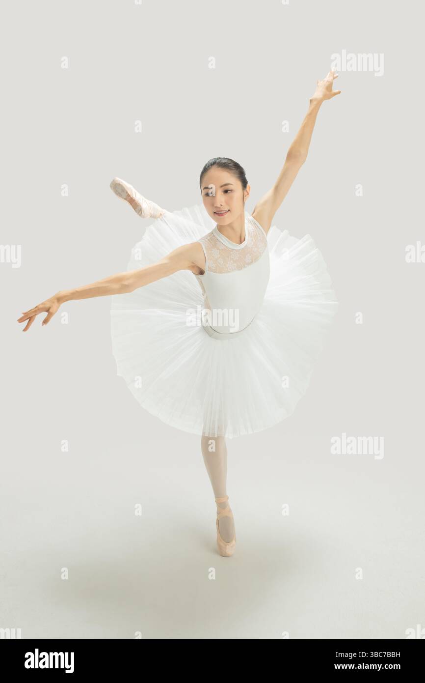 a ballet dancer with arms outstretched Stock Photo - Alamy