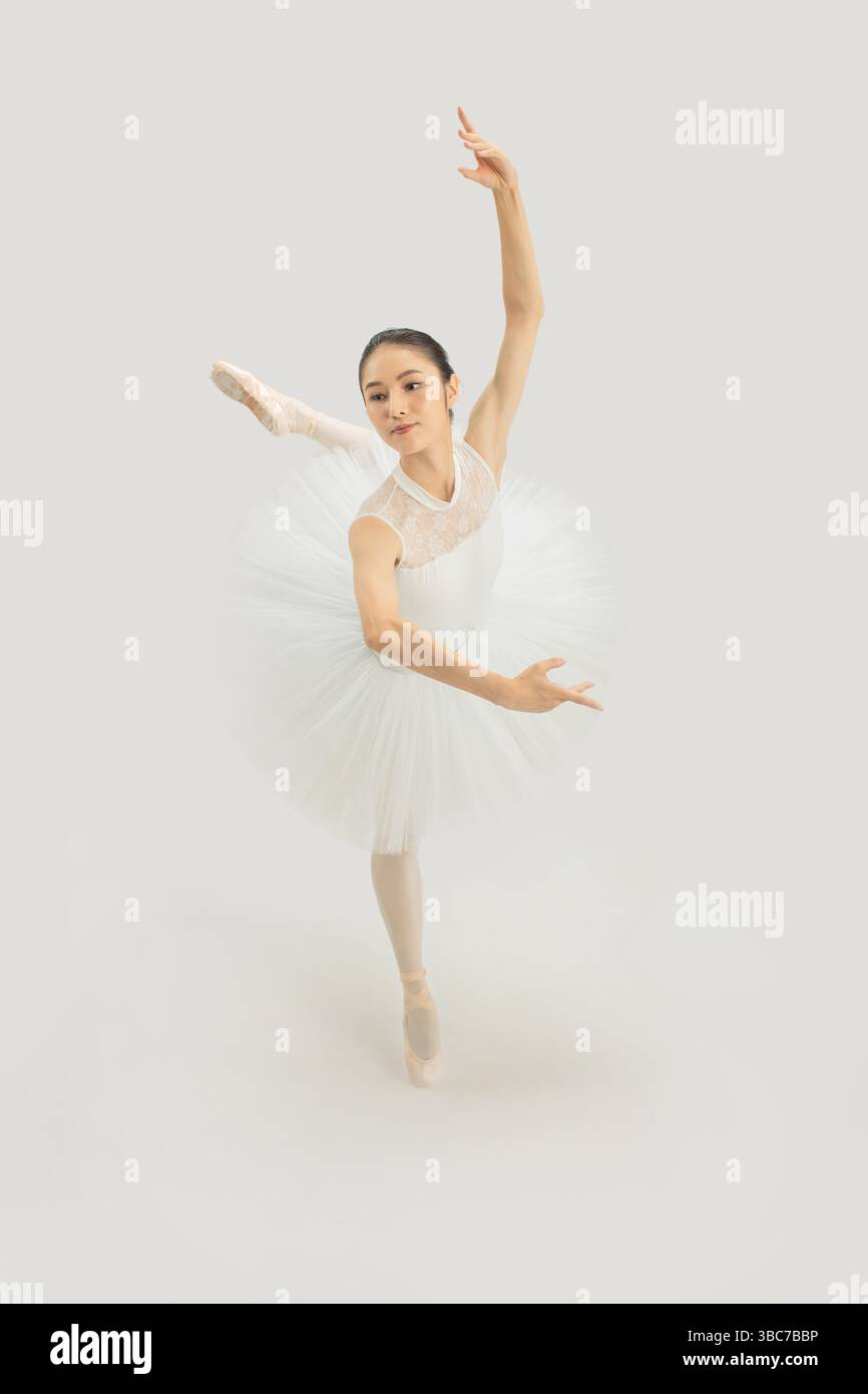 a ballet dancer with arms outstretched Stock Photo - Alamy