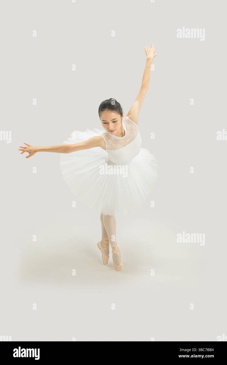a ballet dancer with arms outstretched Stock Photo - Alamy