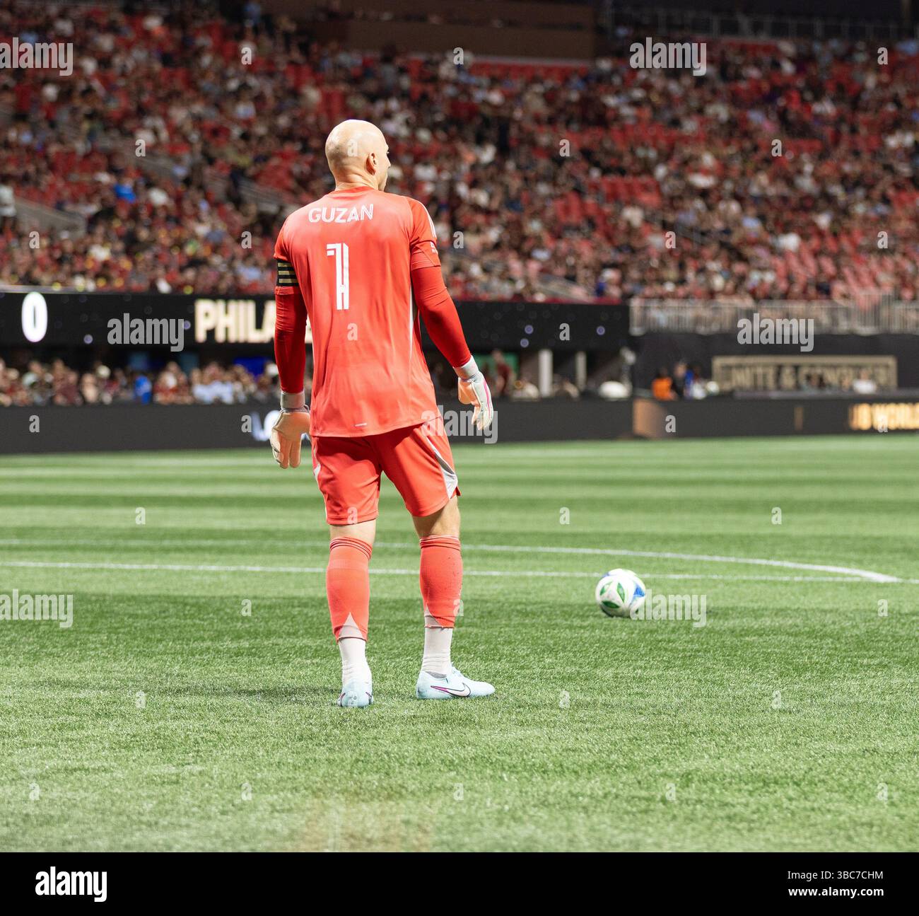 Atlanta, USA. 17th May, 2025. Atlanta United Goalkeeper Brad Guzan ...