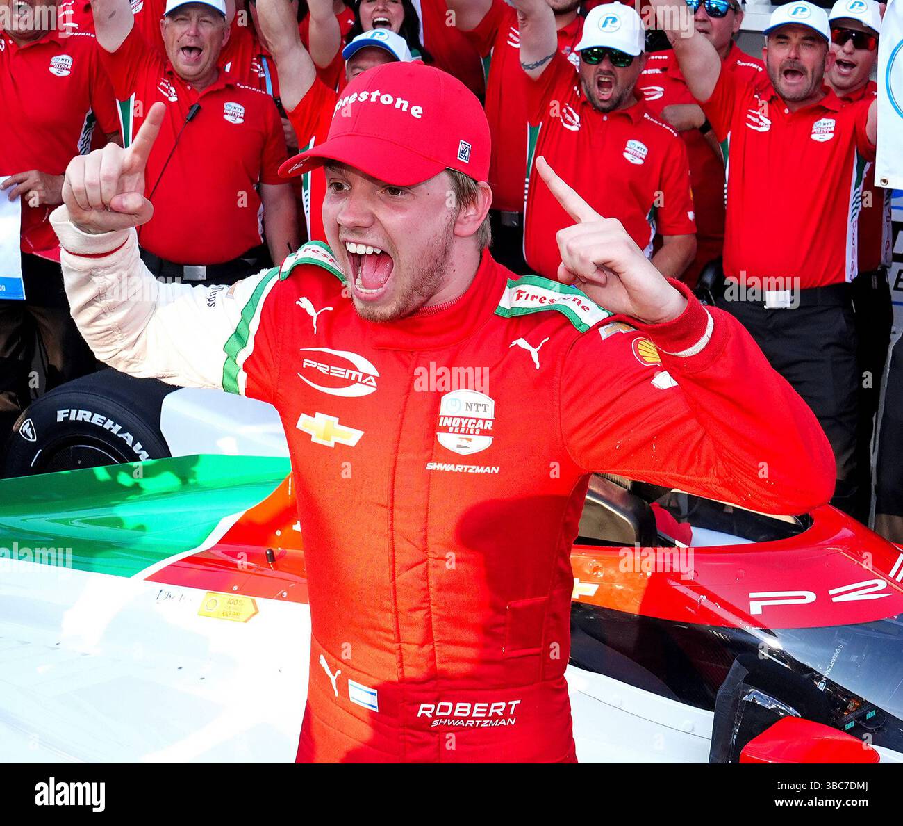 INDIANAPOLIS, IN - MAY 18: IndyCar driver Robert Shwartzman (83 ...
