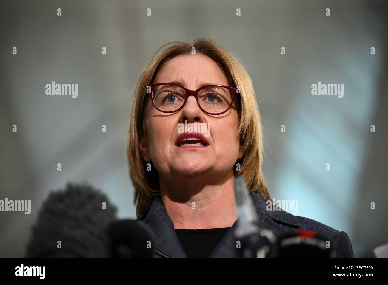 Melbourne, Australia. 19th May, 2025. Victorian Premier Jacinta Allan ...