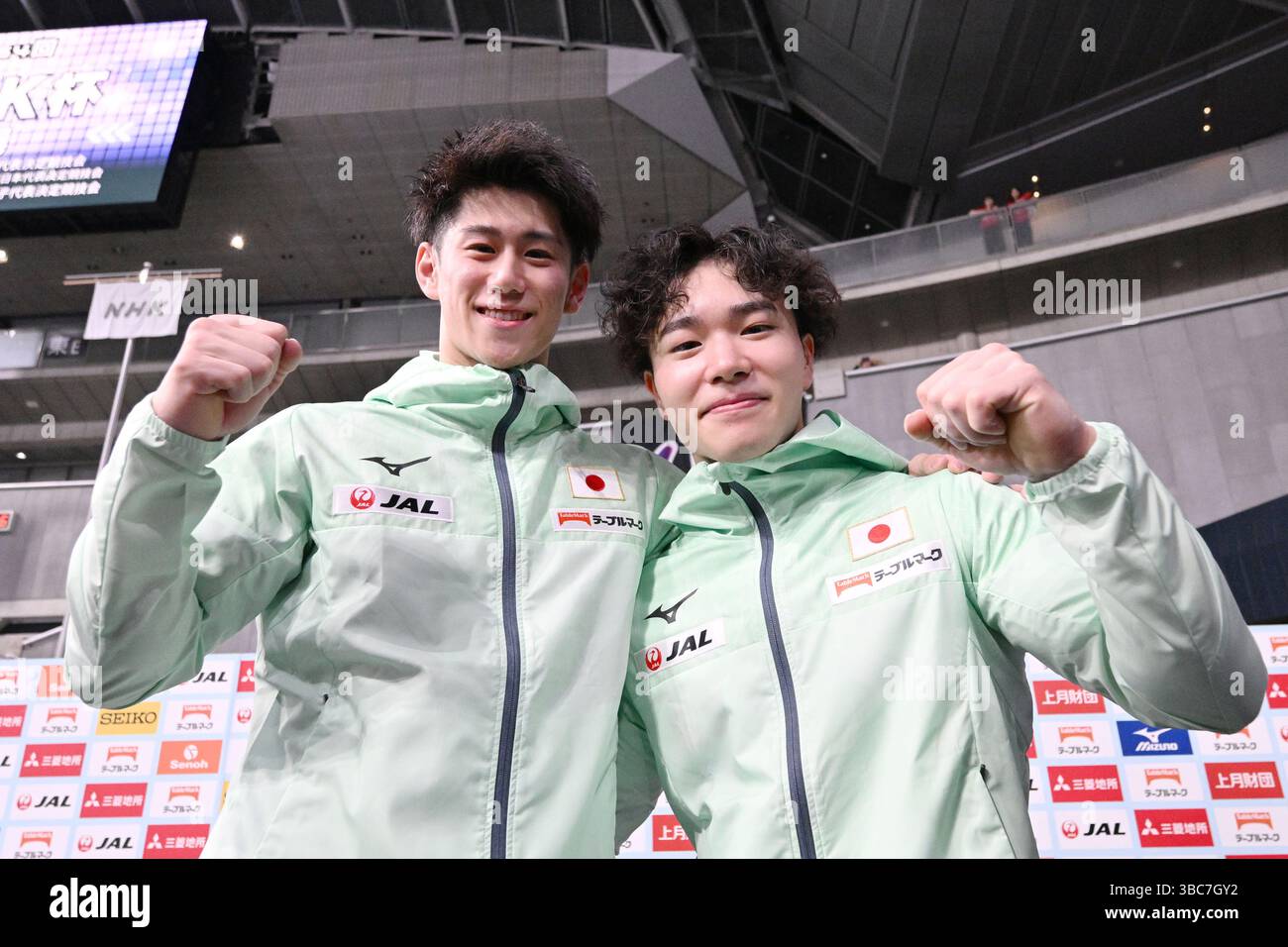 (L-R) Daiki Hashimoto, Shinnosuke Oka, MAY 18, 2025 - Artistic Gymnastics : The 64th NHK Cup Men ...