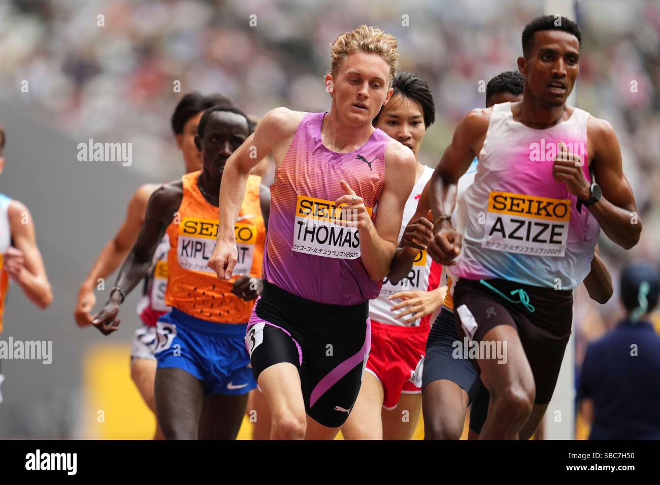 (L-R) Thomas Jude (AUS), Azize Melkeneh (ETH), MAY 18, 2025 - Athletics ...