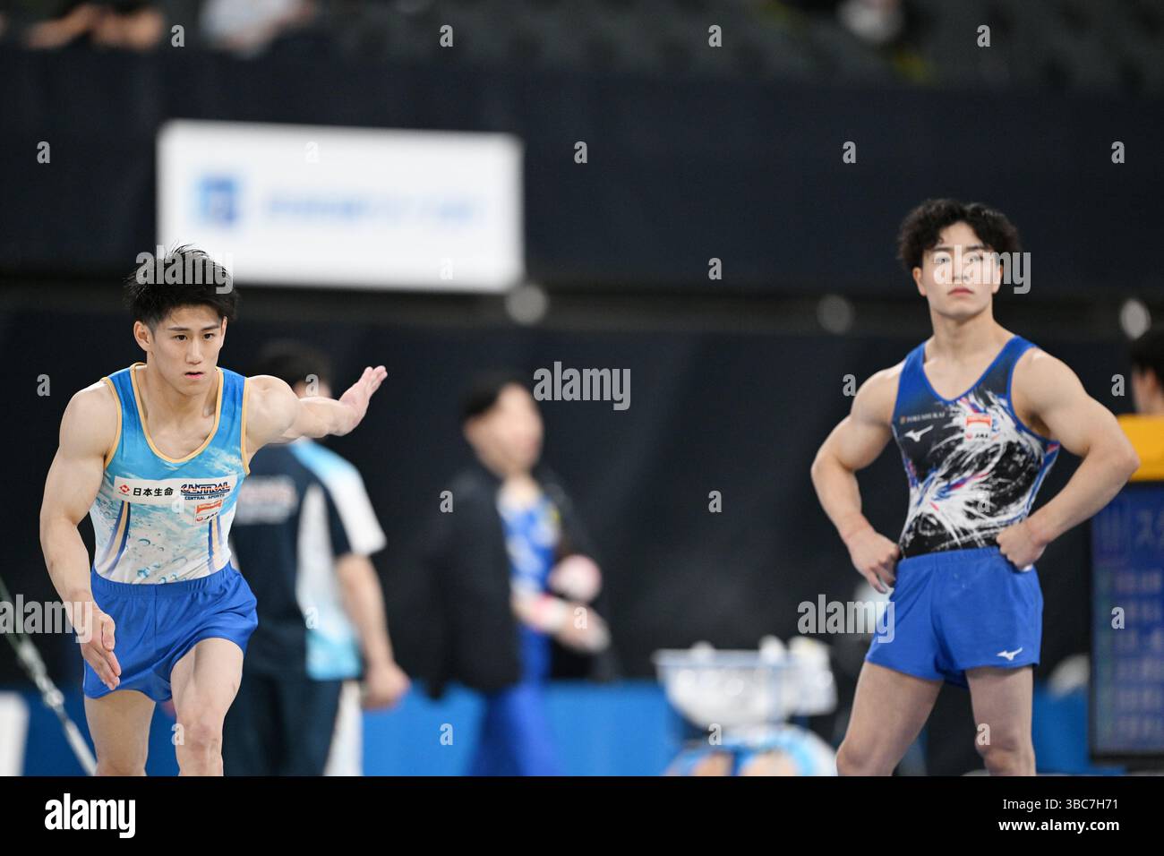 (L-R) Daiki Hashimoto, Shinnosuke Oka, MAY 18, 2025 - Artistic Gymnastics : The 64th NHK Cup Men ...