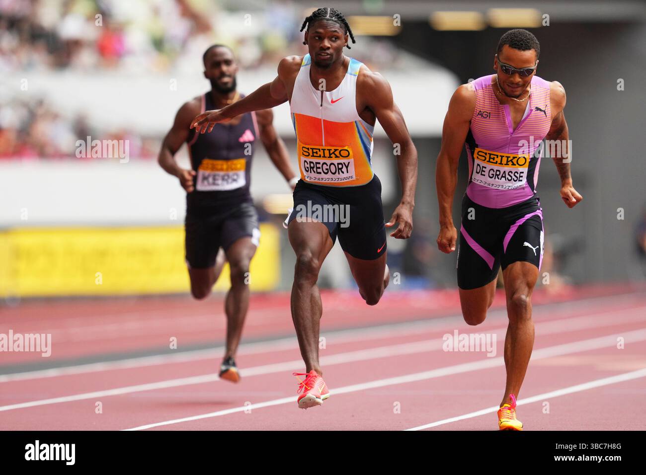 (L-R) Robert Gregory (USA), Andre De Grasse (CAN), MAY 18, 2025 - Athletics : World Athletics ...