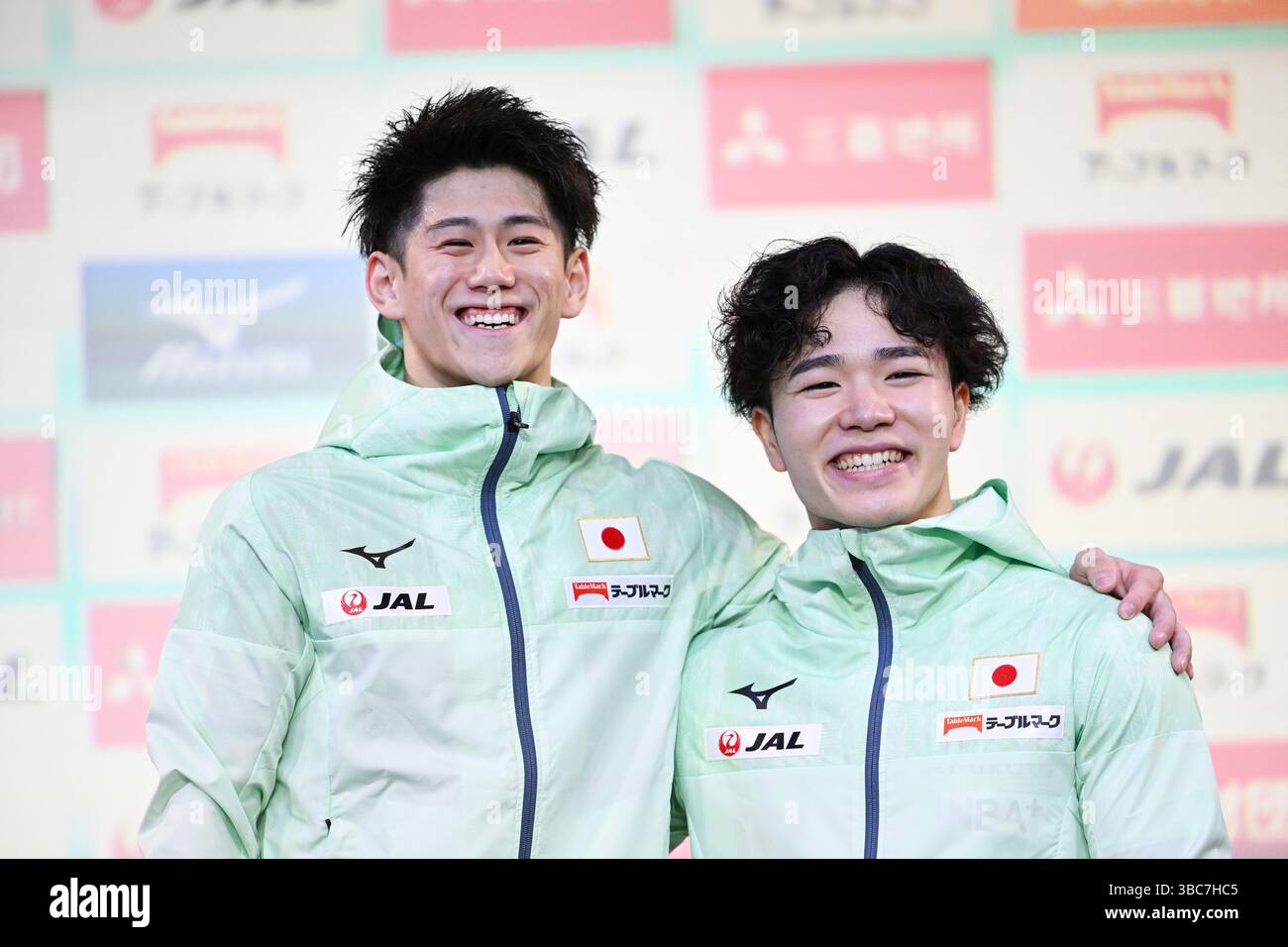 (L-R) Daiki Hashimoto, Shinnosuke Oka, MAY 18, 2025 - Artistic Gymnastics : The 64th NHK Cup Men ...