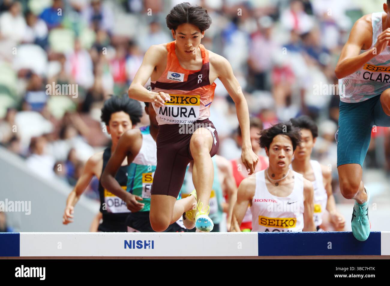 Tokyo, Japan. 18th May, 2025. Ryuji Miura (JPN) Athletics : World Athletic Continental Tour ...