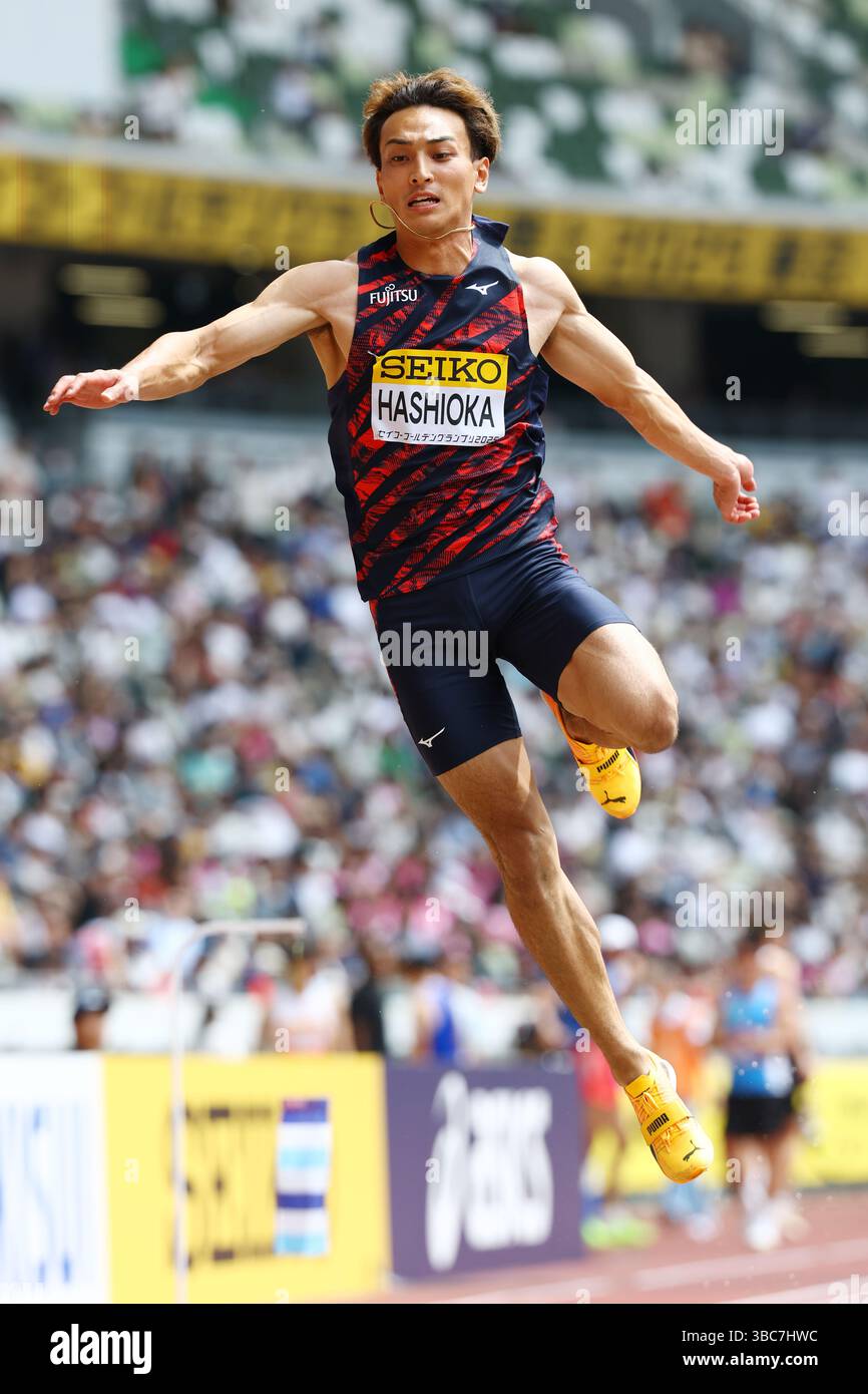 Tokyo, Japan. 18th May, 2025. Yuki Hashioka (JPN) Athletics : World Athletic Continental Tour ...
