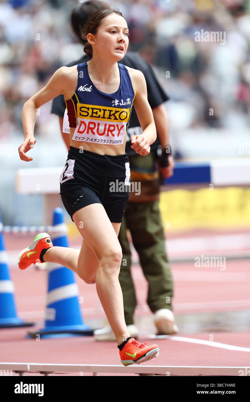 Tokyo, Japan. 18th May, 2025. Sherry Drury (JPN) Athletics : World Athletic Continental Tour ...