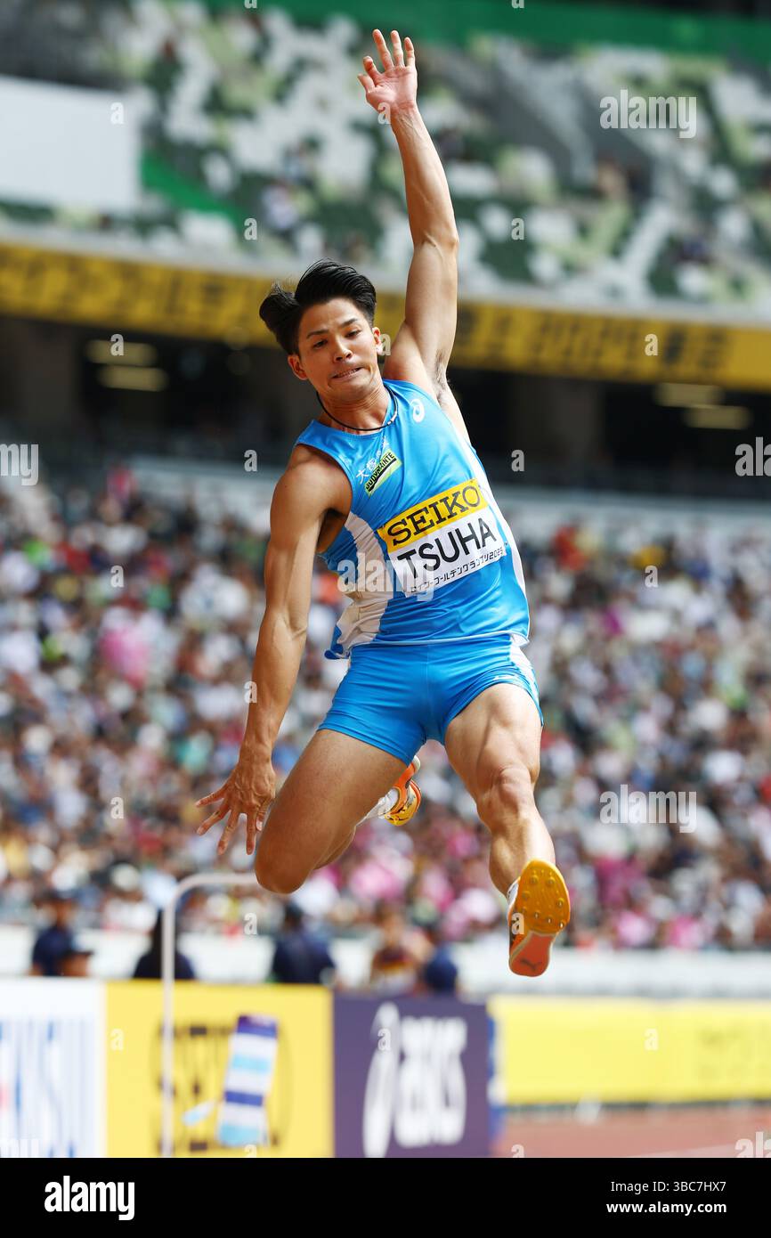 Tokyo, Japan. 18th May, 2025. Hibiki Tsuha (JPN) Athletics : World Athletic Continental Tour ...