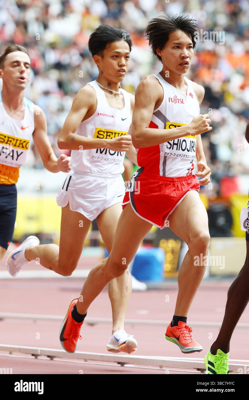 Tokyo, Japan. 18th May, 2025. Kazuya Shiojiri (JPN) Athletics : World Athletic Continental Tour ...