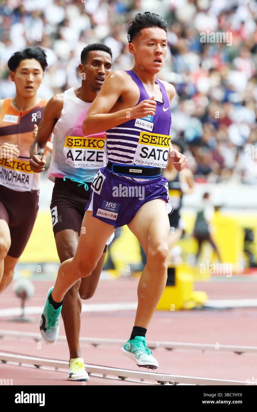 Tokyo, Japan. 18th May, 2025. Keita Sato (JPN) Athletics : World Athletic Continental Tour Seiko ...