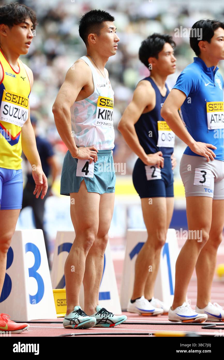 Tokyo, Japan. 18th May, 2025. Yoshihide Kiryu (JPN) Athletics : World Athletic Continental Tour ...