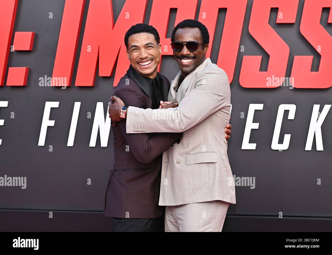 Greg Tarzan Davis, left, and Tramell Tillman attend the "Mission ...