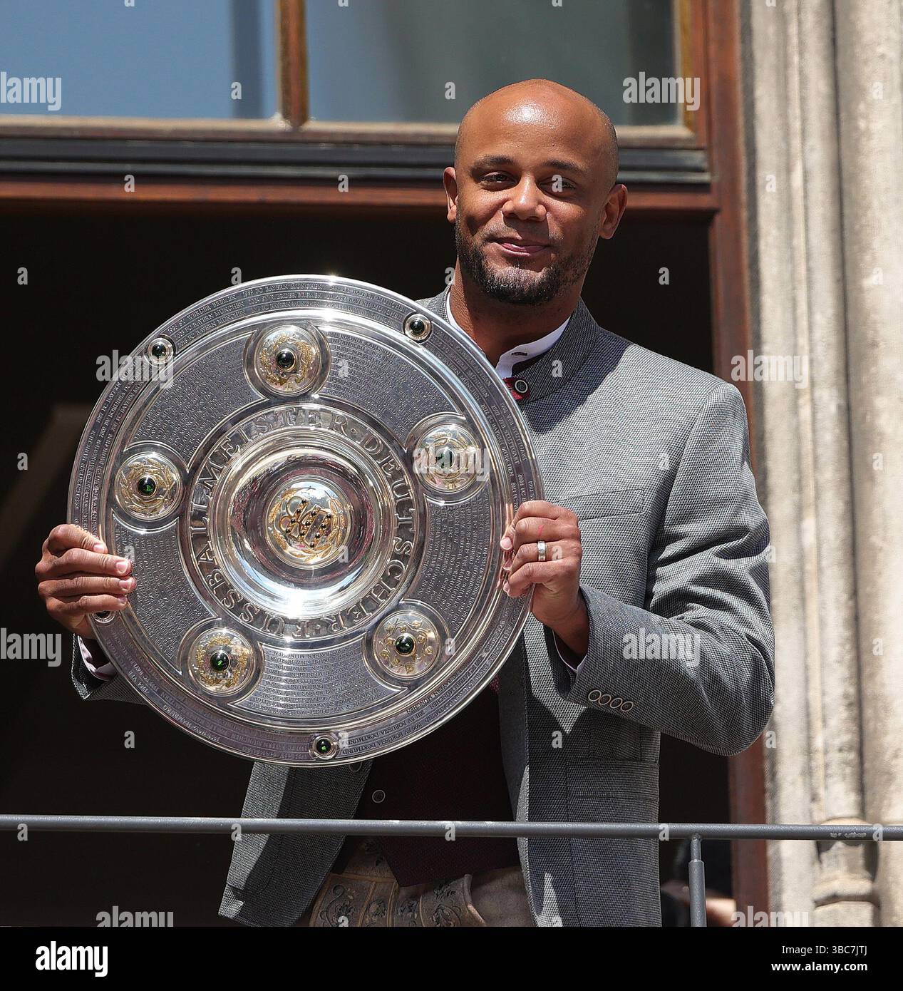Munich, Germany. 18th May, 2025. Bayern Munich's head coach Vincent ...