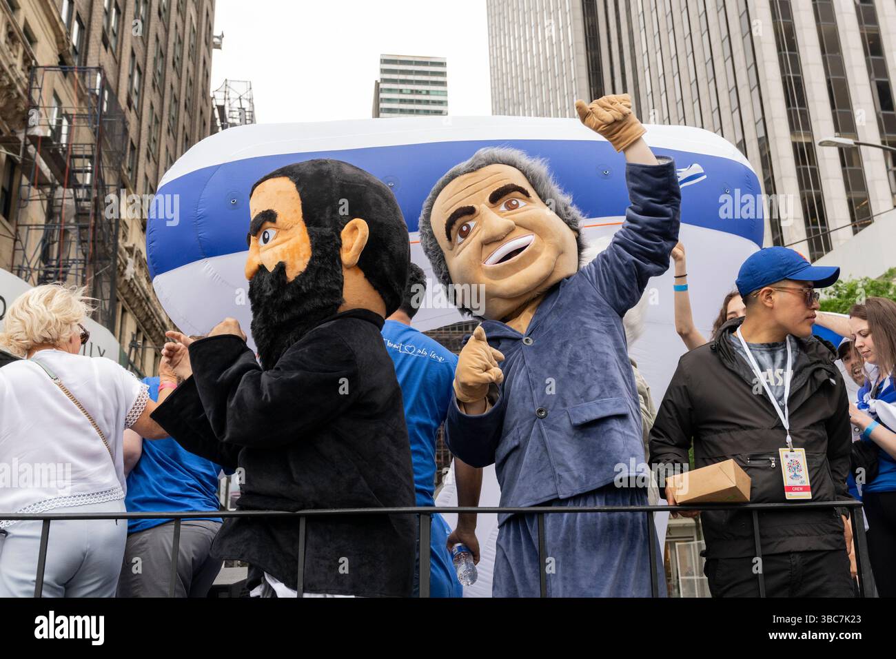 New York, USA. 18th May, 2025. Atmosphere during Israeli Day parade on ...