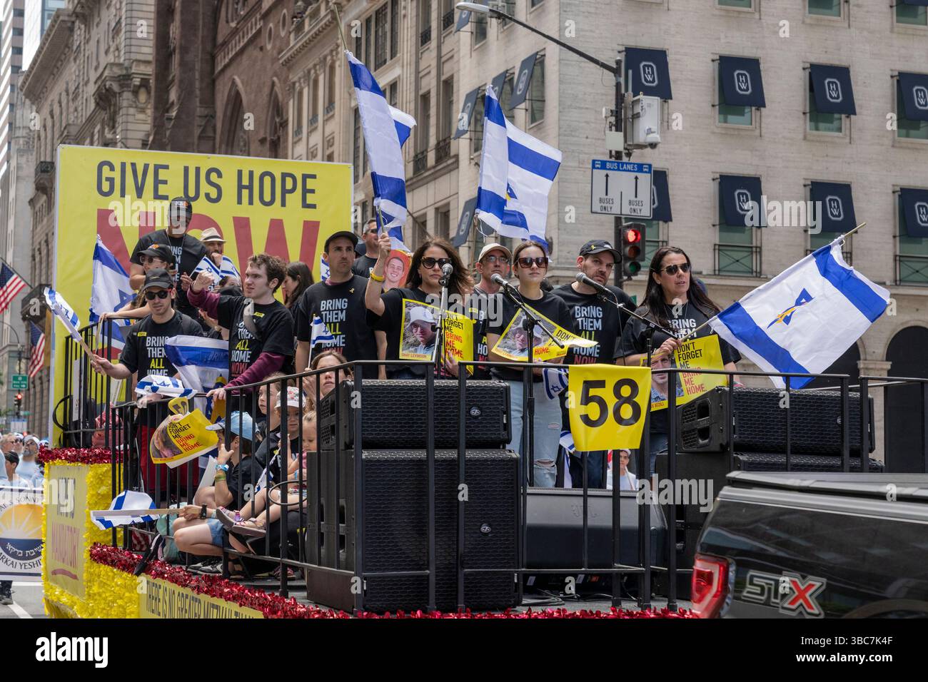 New York, USA. 18th May, 2025. Atmosphere during Israeli Day parade on ...