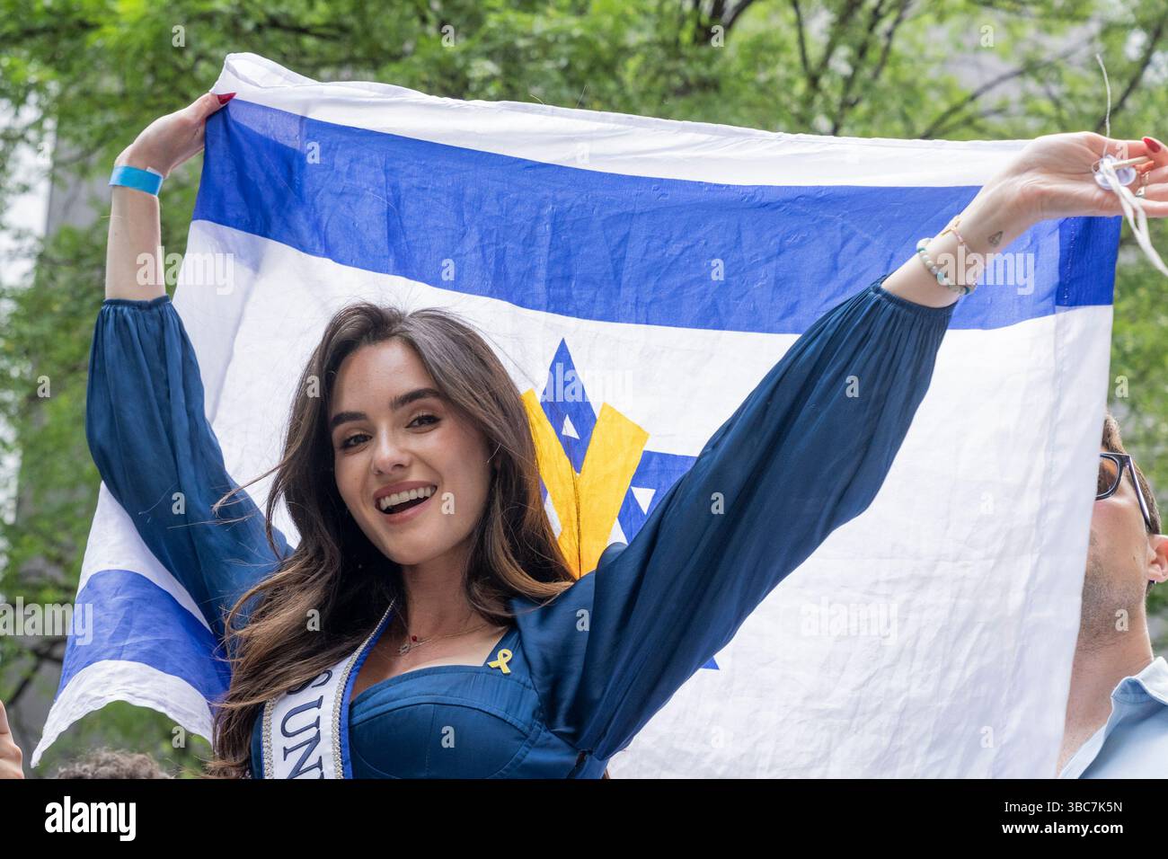 New York, USA. 18th May, 2025. Miss Universe Israel 2024 Ofir Natalie ...