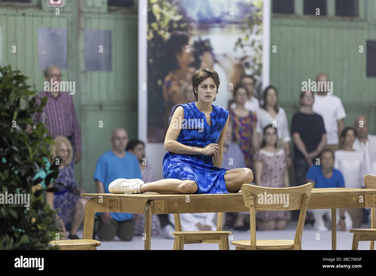 Messiah, a baroque oratorio by George Frideric Handel in a production ...