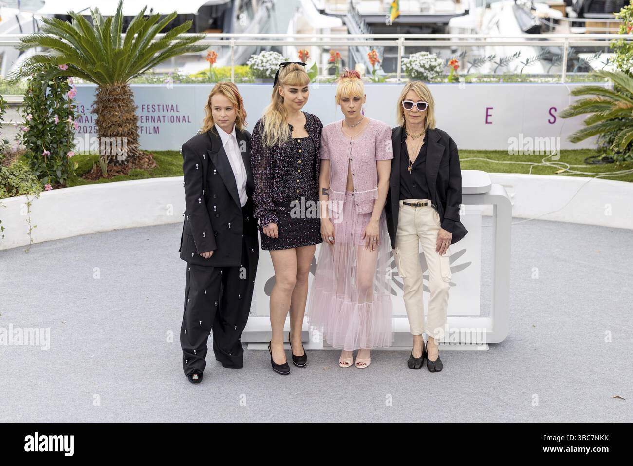Cannes, France - 16.5.2024: Thora Birch, Imogen Poots, Kristen Stewart ...