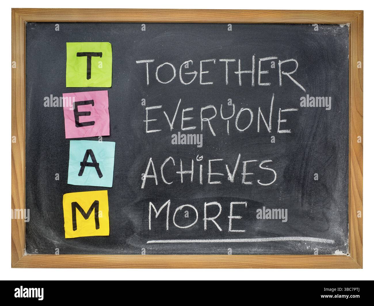 TEAM acronym (together everyone achieves more), teamwork motivation ...