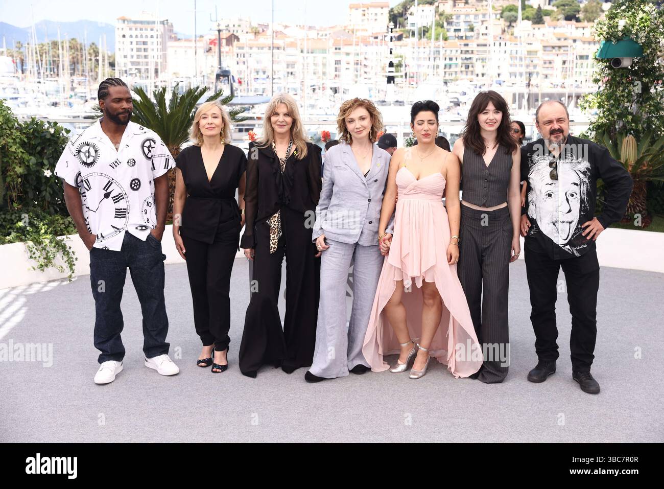 Cannes, France. 18th May, 2025. Martin Obgu, Dominika Bednarczyk ...