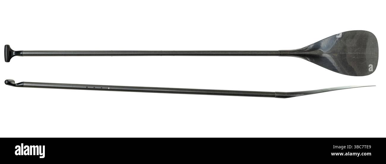 Carbon fiber racing SUP (stand up paddleboard) paddle with adjustable ...