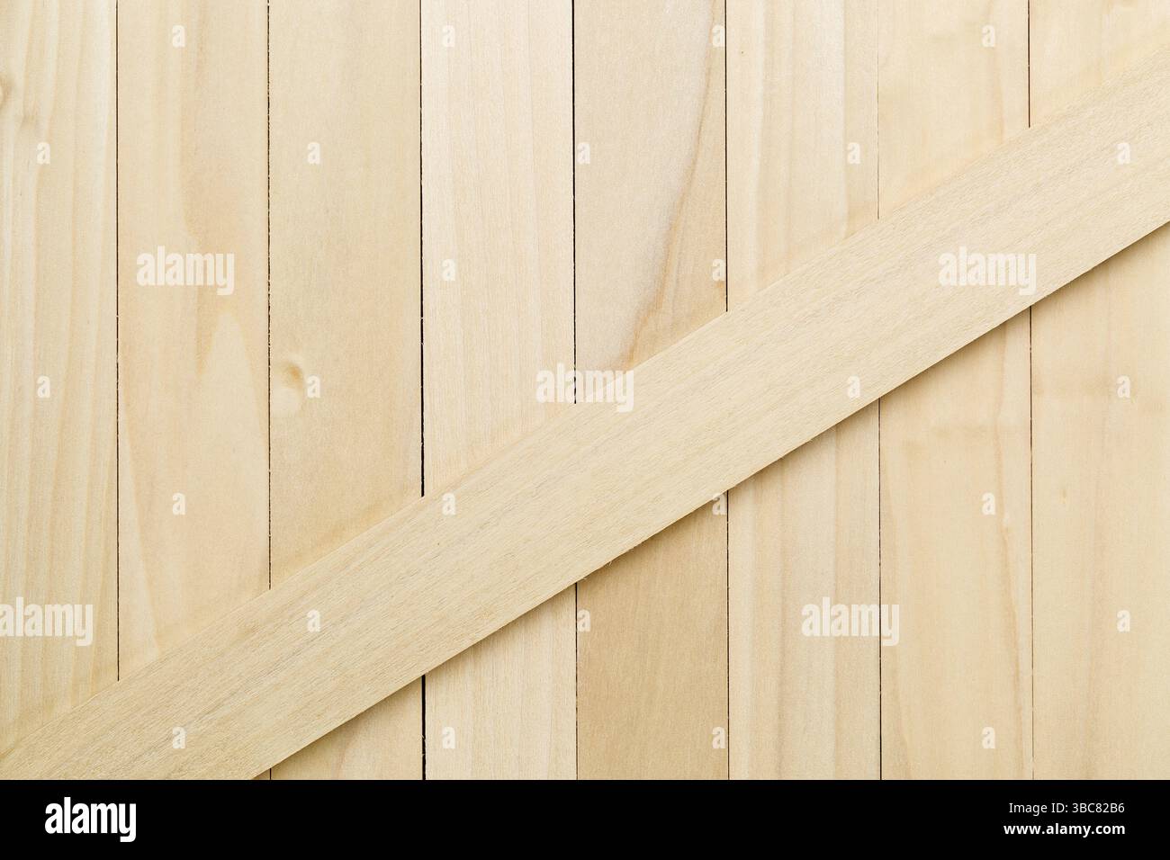 Unfinished poplar wood texture - vertical and diagonal narrow planks ...