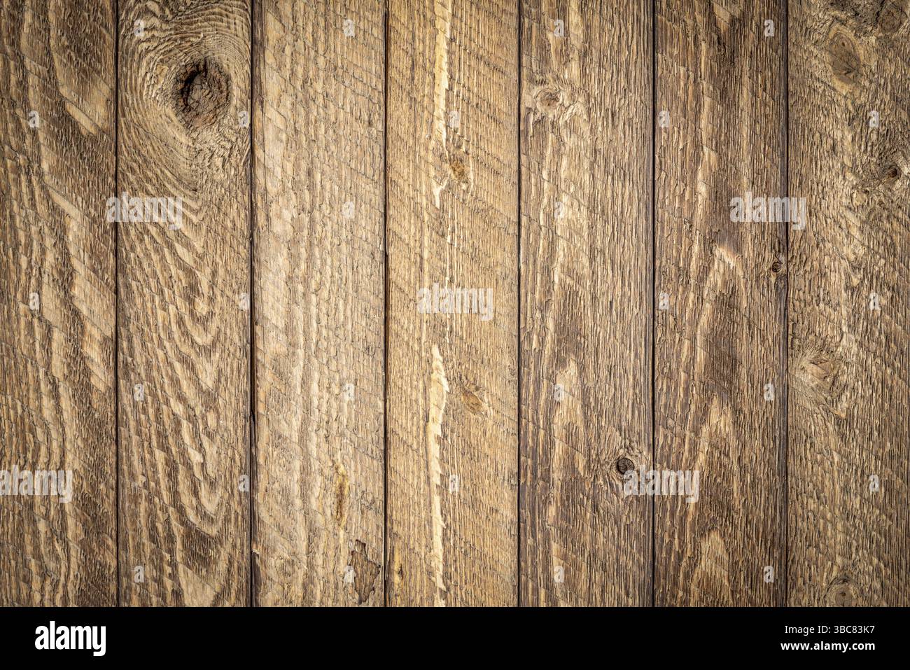 Rustic wooden background - planks of weathered pine wood with strong ...