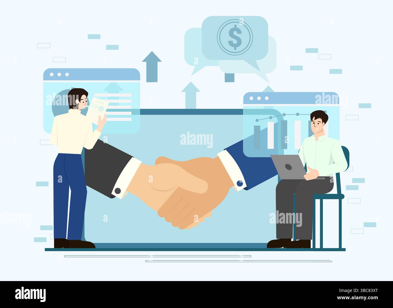 Financial consultation analysis professionals hi-res stock photography ...